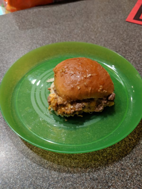 Cheesy Mini Burgers - Lewis Bake Shop